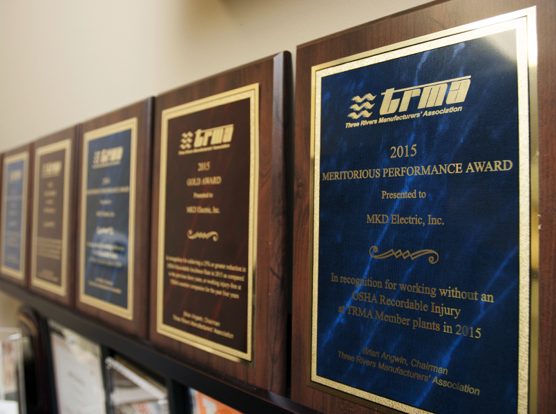 MKD Electric Wins TRMA Safety Awards for 2015